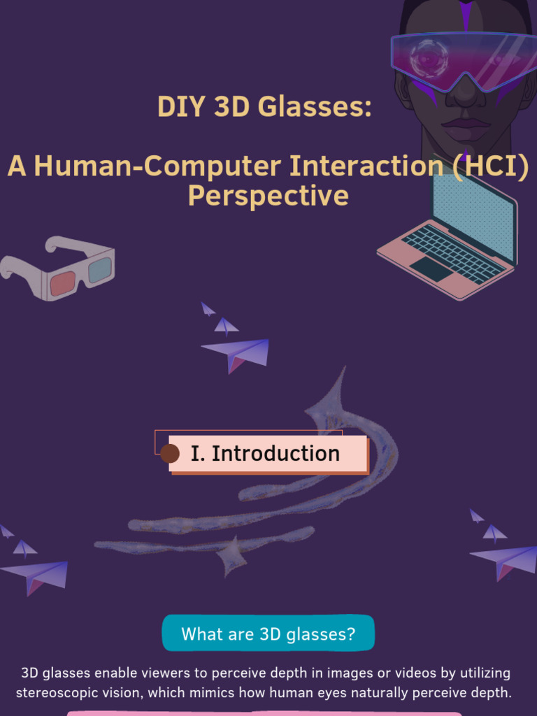 3d Glassesa Human-Computer Interaction (Hci) | PDF | Glasses | Stereoscopy