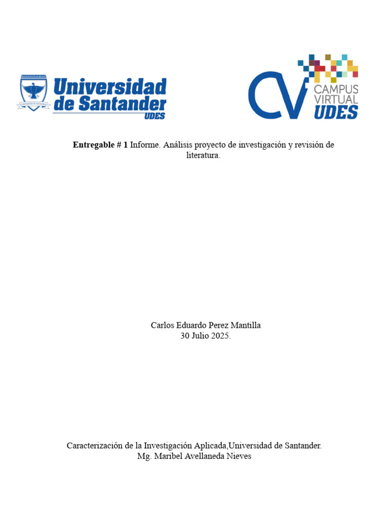 Carlos Perez Entregable 1 | PDF | Pensamiento | Diseño