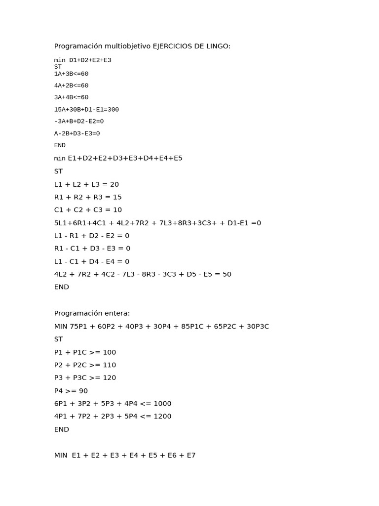 Codigos de Lingo | PDF