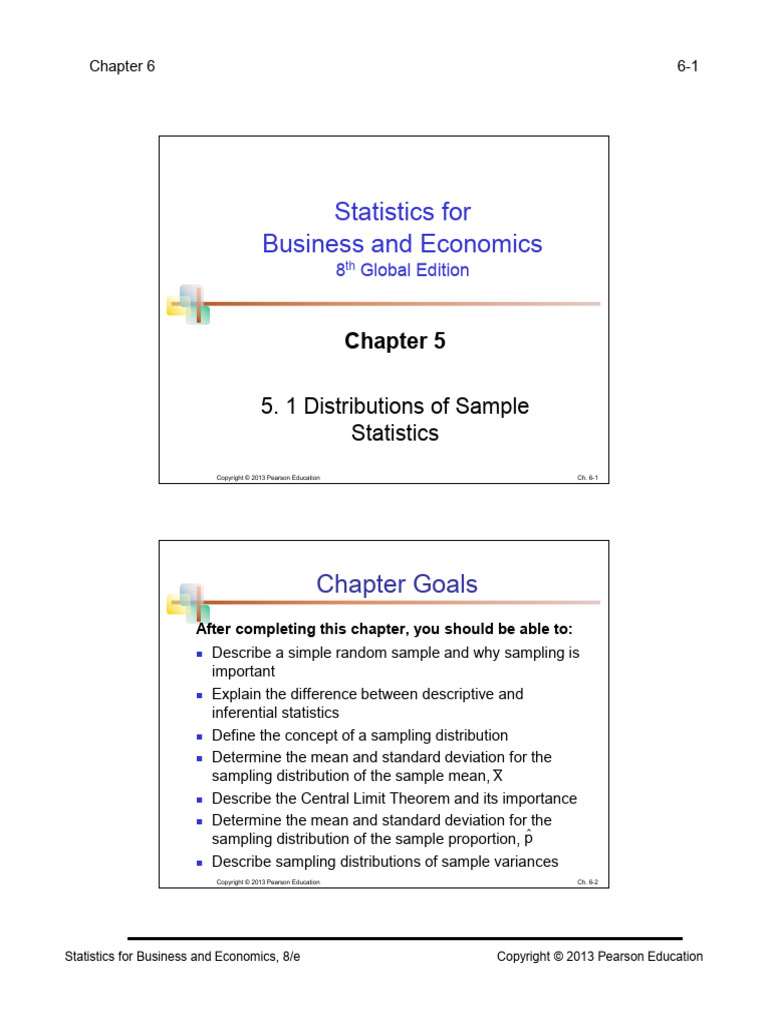 Chapter 5 - Sample distribution and interval estimation (1) | PDF | Standard Deviation | Normal ...