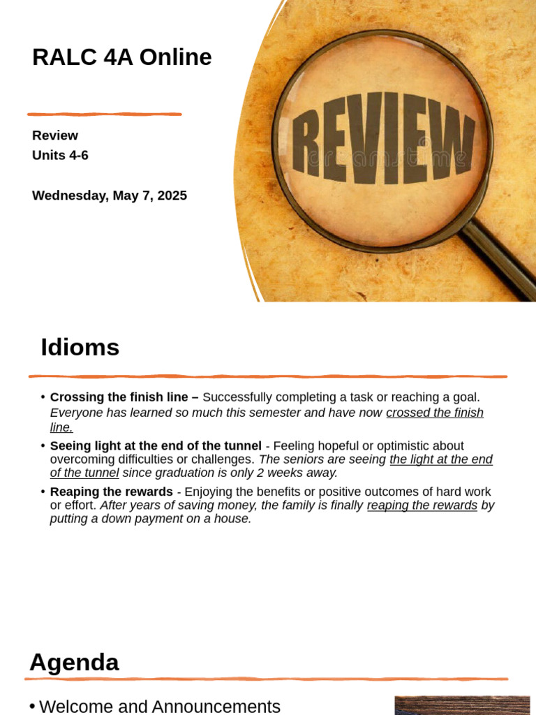 28 Class 28 Ralc 4a Review U 4 5 6 05.07.25 - CVM Revs | PDF ...