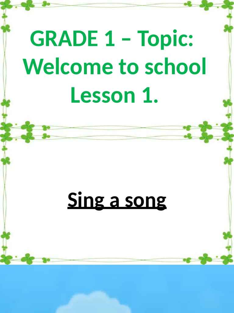 School Objects Worksheet for Grade 1 | PDF