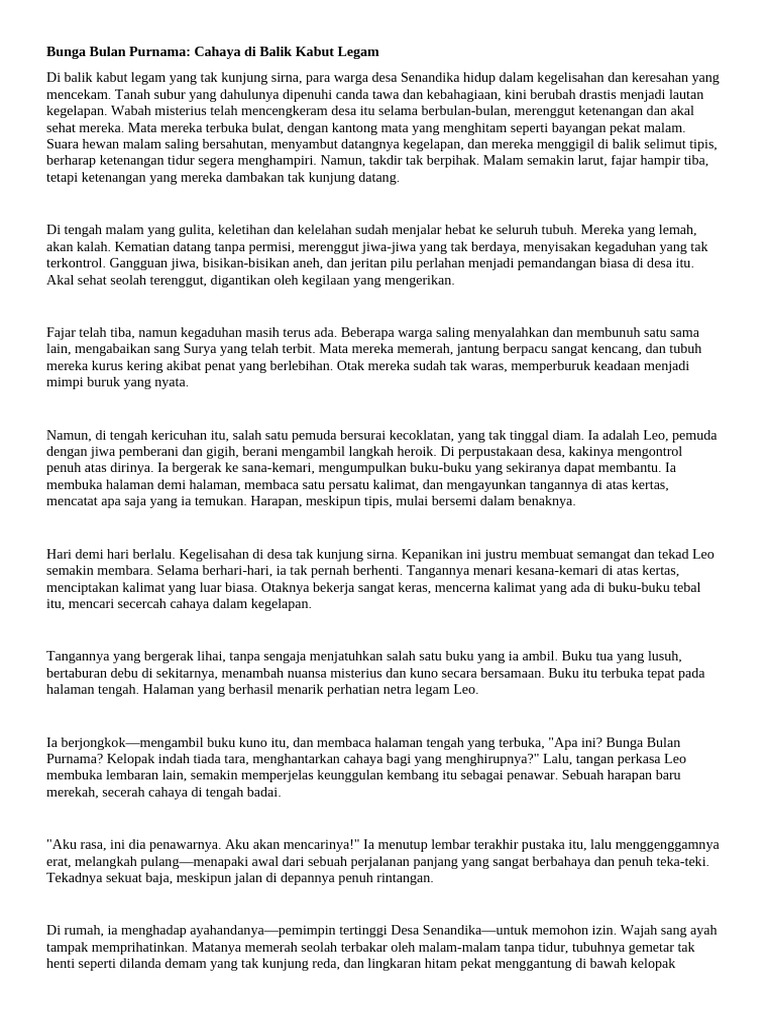 Bunga Bulan Purnam1 | PDF