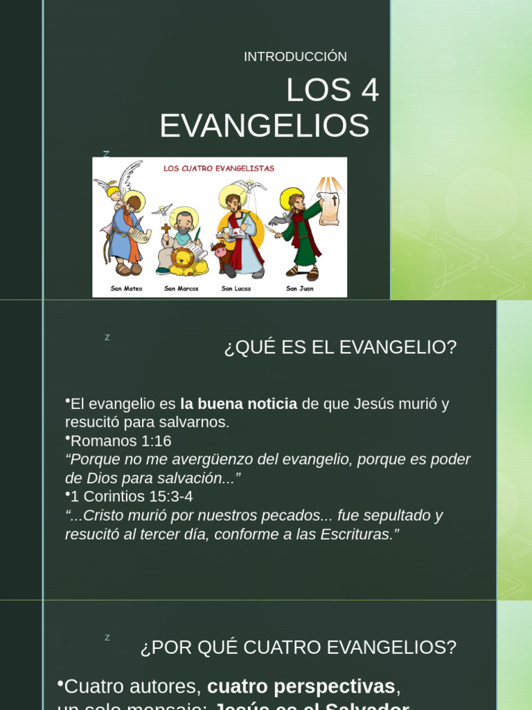 Resumen de los 4 Evangelios | PDF | Jesús | Cristo (título)