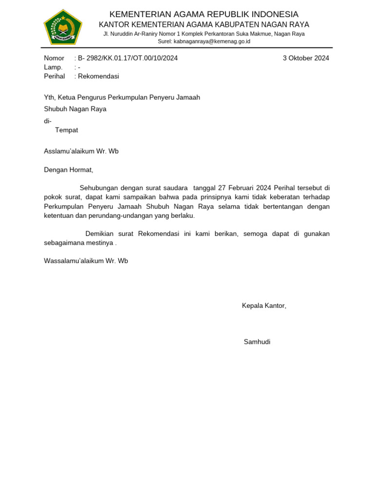 Undangan Rapat - Copy | PDF