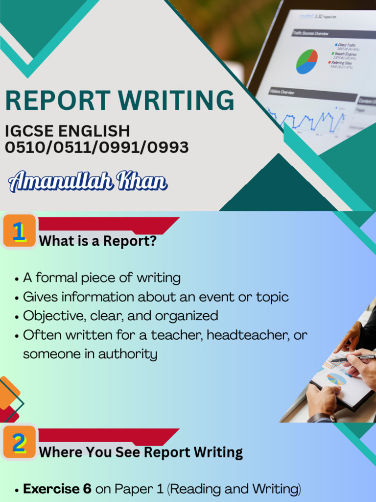 Report Writing IGCSE English 0510 0511 0991 0993 | PDF | English ...