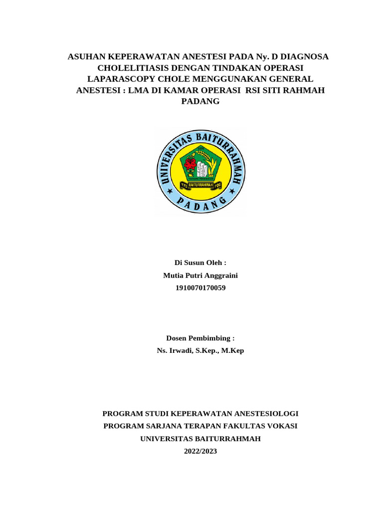 Makalah Kolelitiasis Lma Mutia | PDF