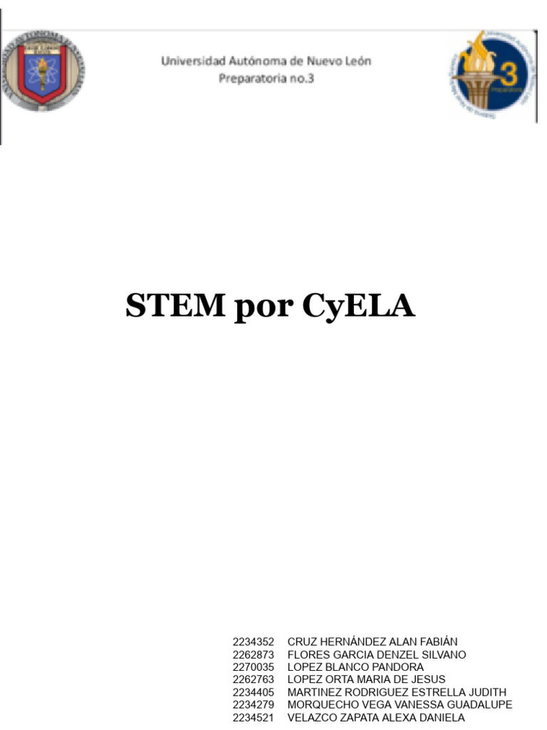 Stem CyELA | PDF | Agua | Sustentabilidad