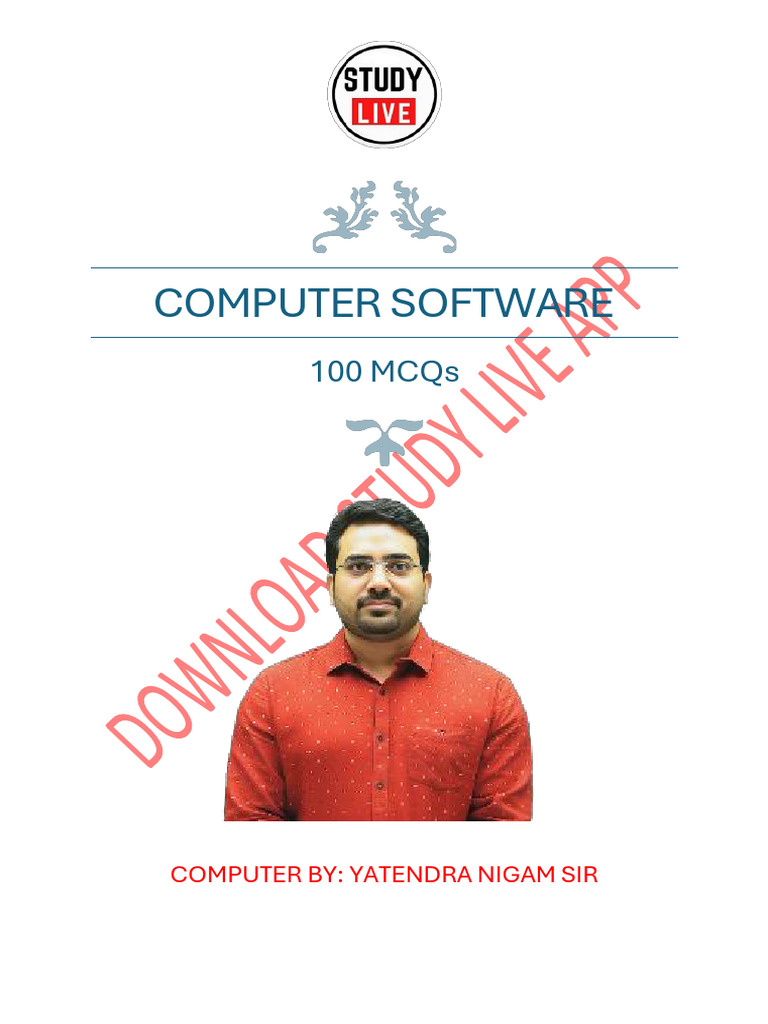 Computer Software Mcqs | PDF