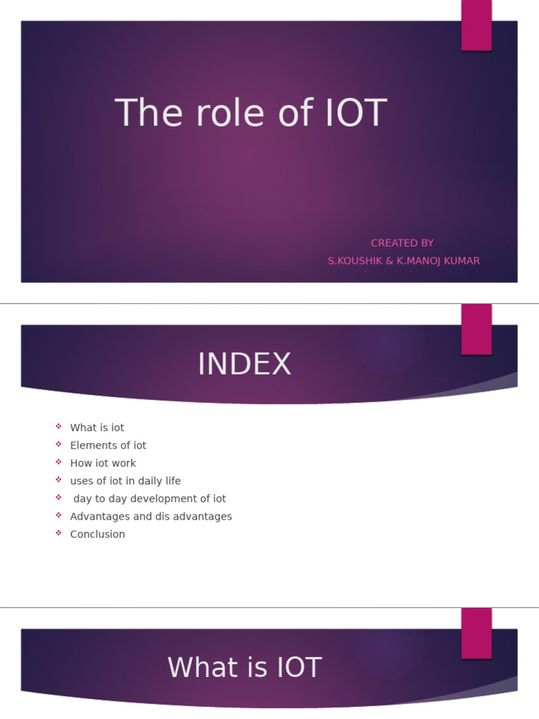 Understanding the Internet of Things (IoT) | PDF