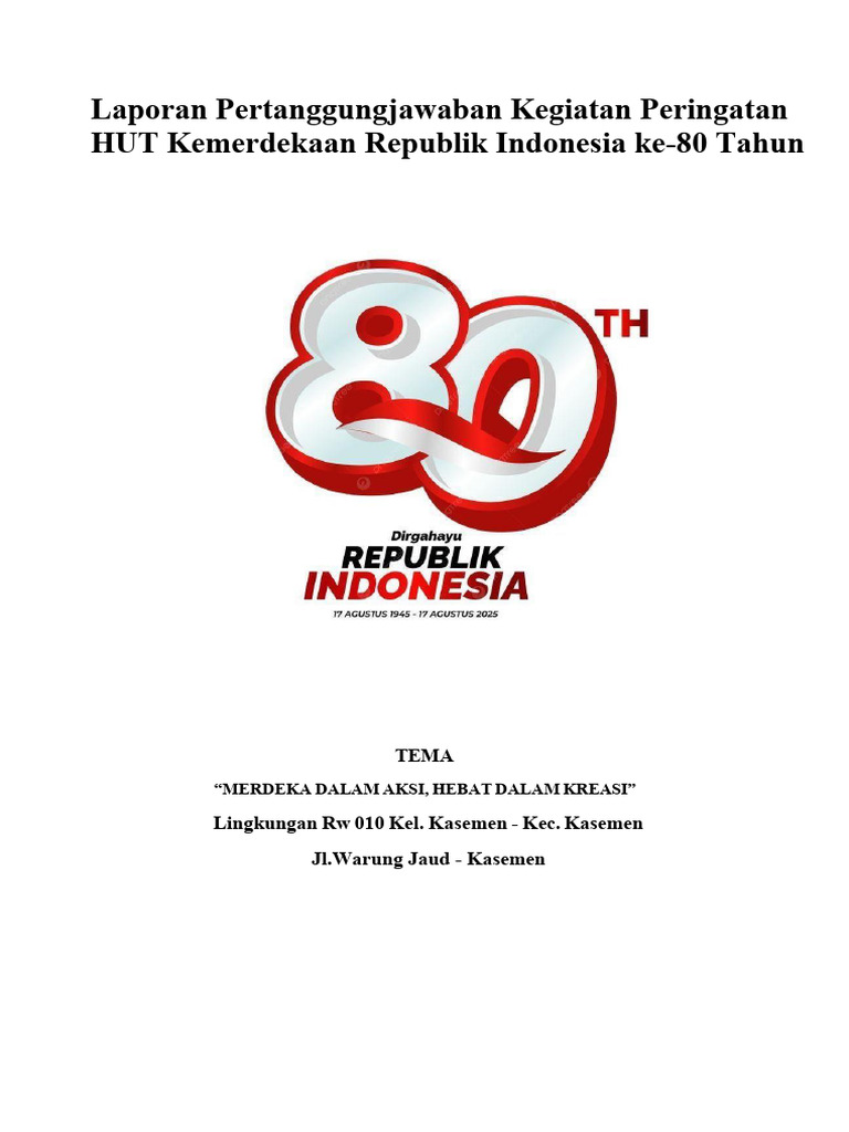 LPJ 17 Agustus 2025 Rt 03 BSP | PDF