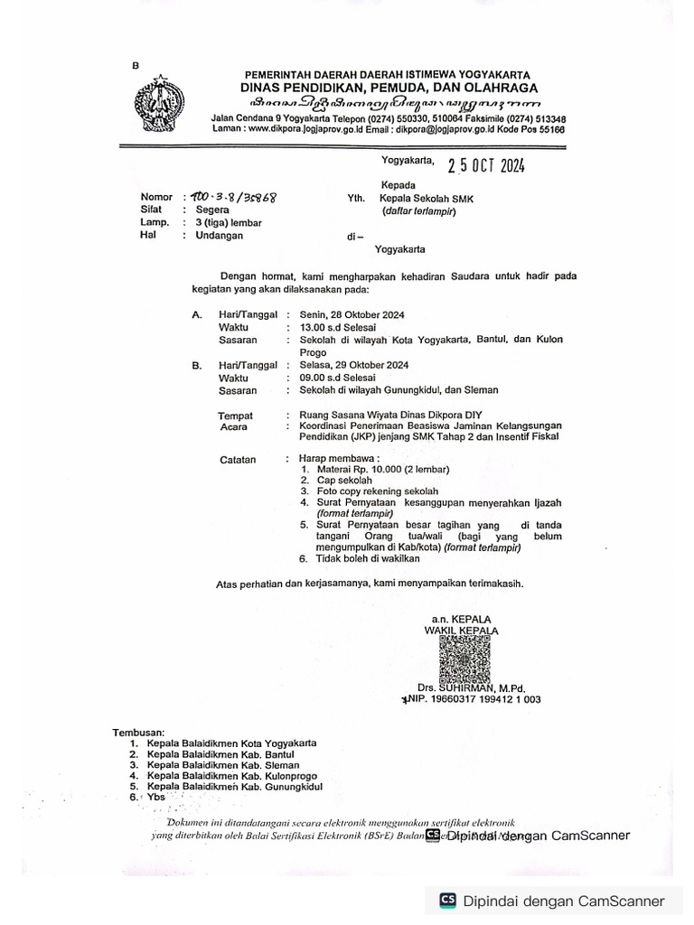 Undangan JKP | PDF