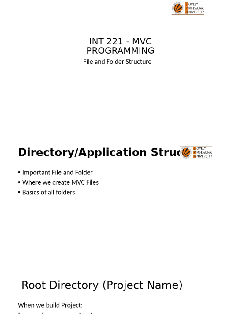 Laravel MVC File Structure Guide | PDF | Directory (Computing) | Databases