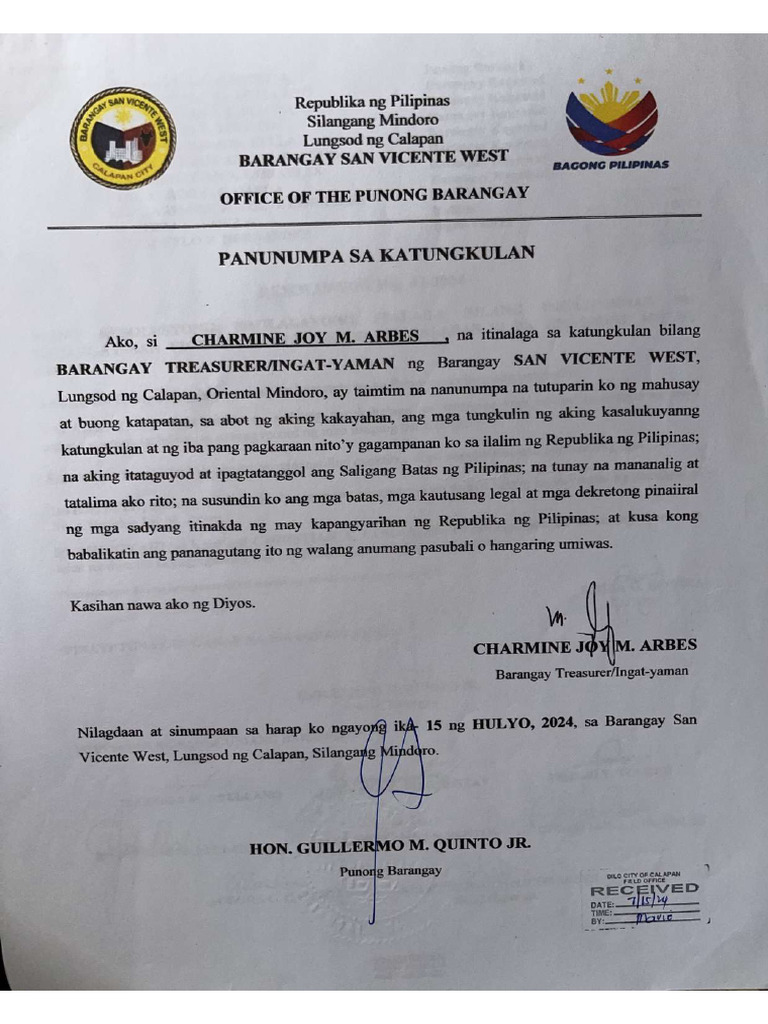 PANUNUMPA | PDF