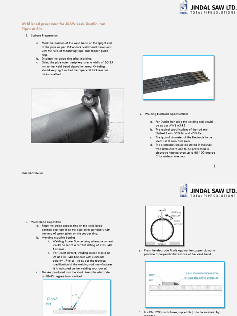 Weld Bead Procedure | PDF | Welding | Construction