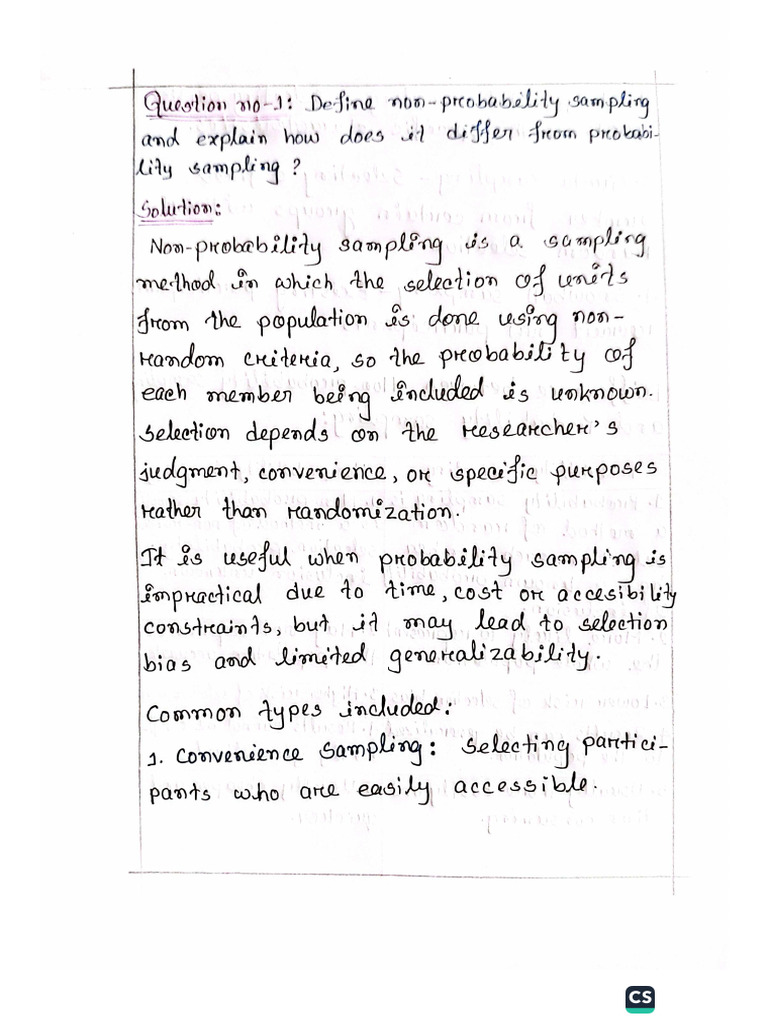 Sampling Techniques Assignment | PDF