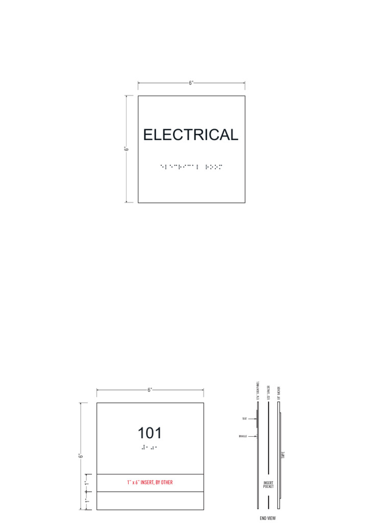 ADA Panel - Typical Sizes | PDF