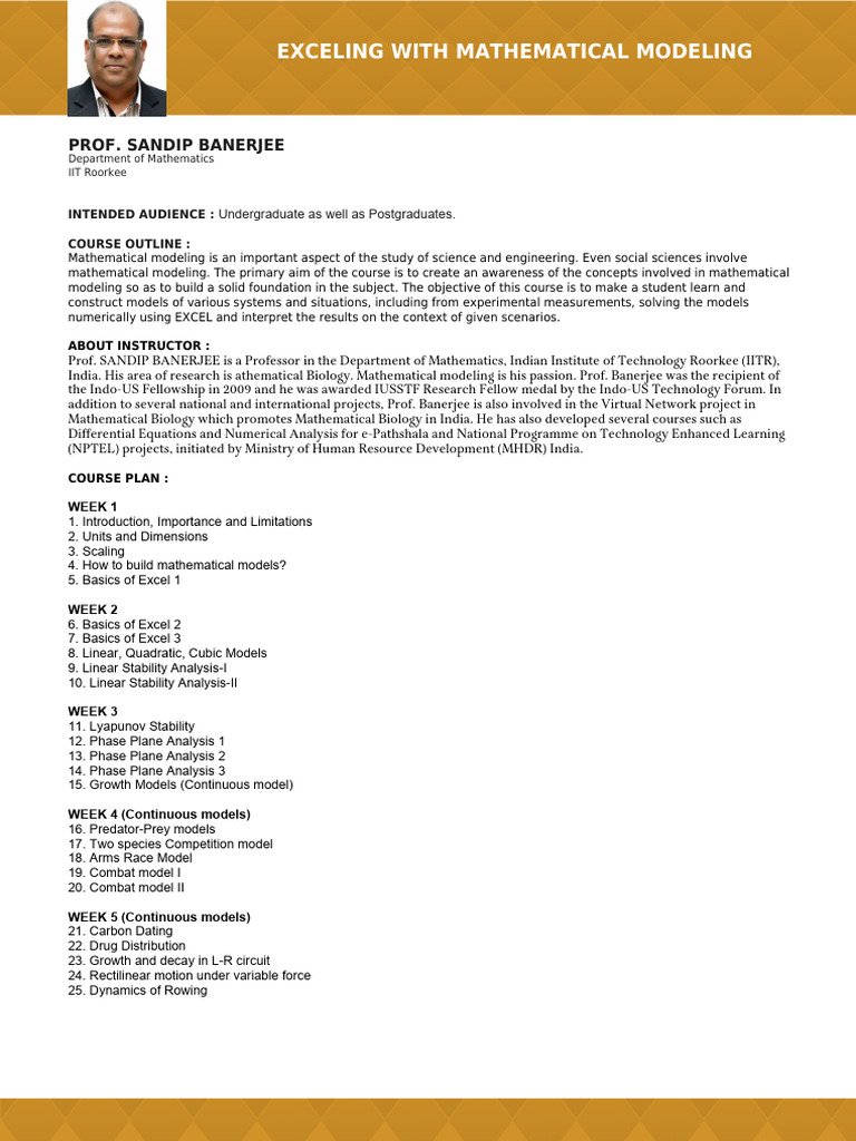 Nptel | PDF | Mathematics | Equations