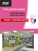 Post Operative Observations Guidelines | PDF | Pain Management | Surgery