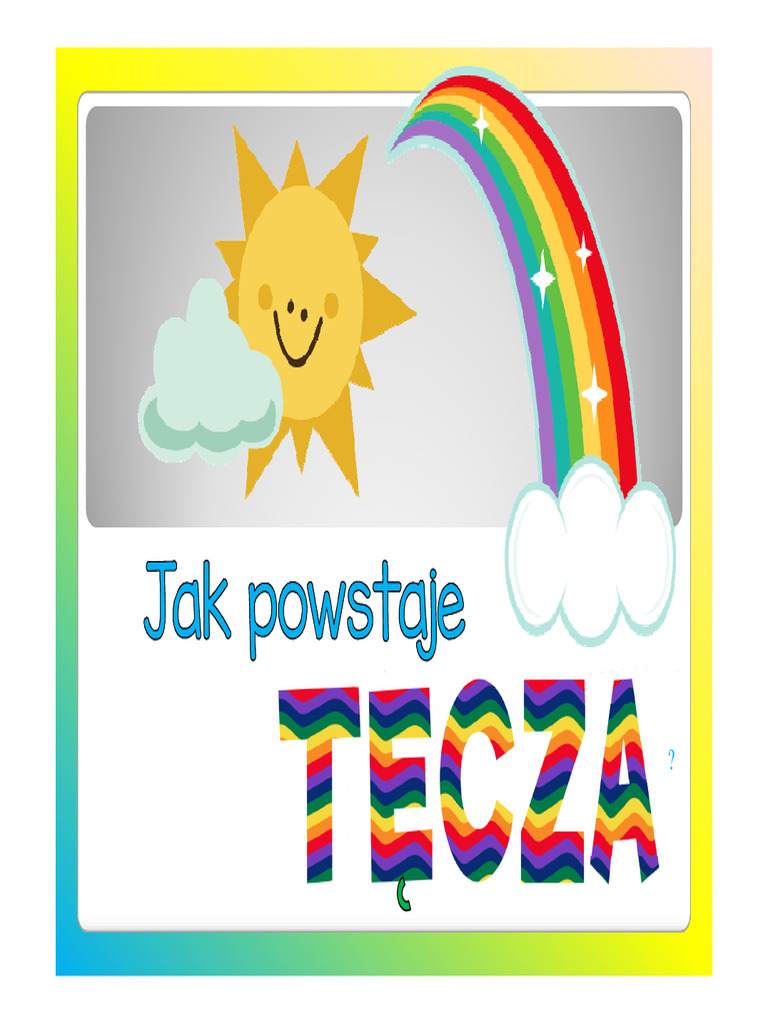 Jak Powstaje Tecza | PDF