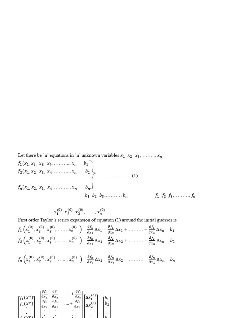 Newton Raphson Load Flow Analysis | PDF | Electricity | Mathematical ...