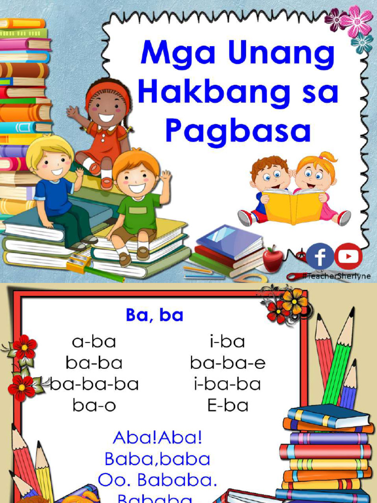 Mga Unang Hakbang Sa Pagbasa | PDF