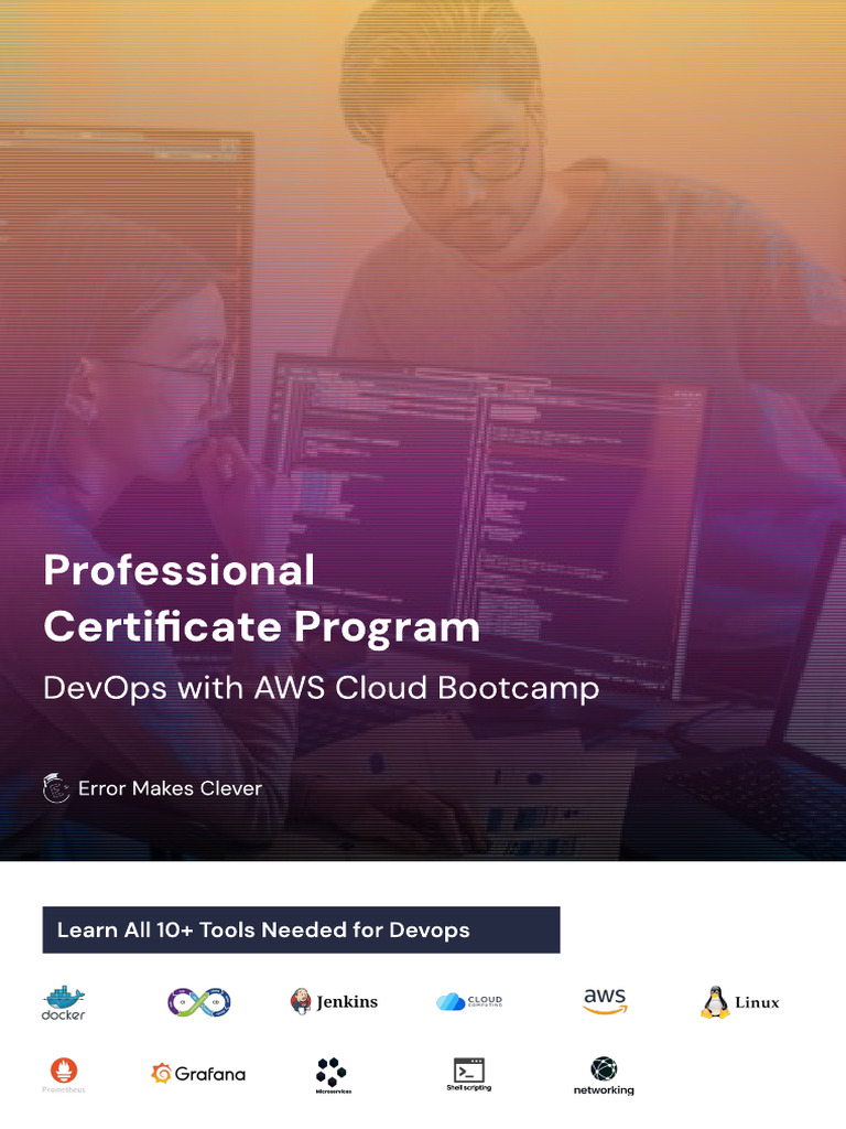 DevOps Bootcamp with AWS Training | PDF | Cloud Computing | Amazon Web ...