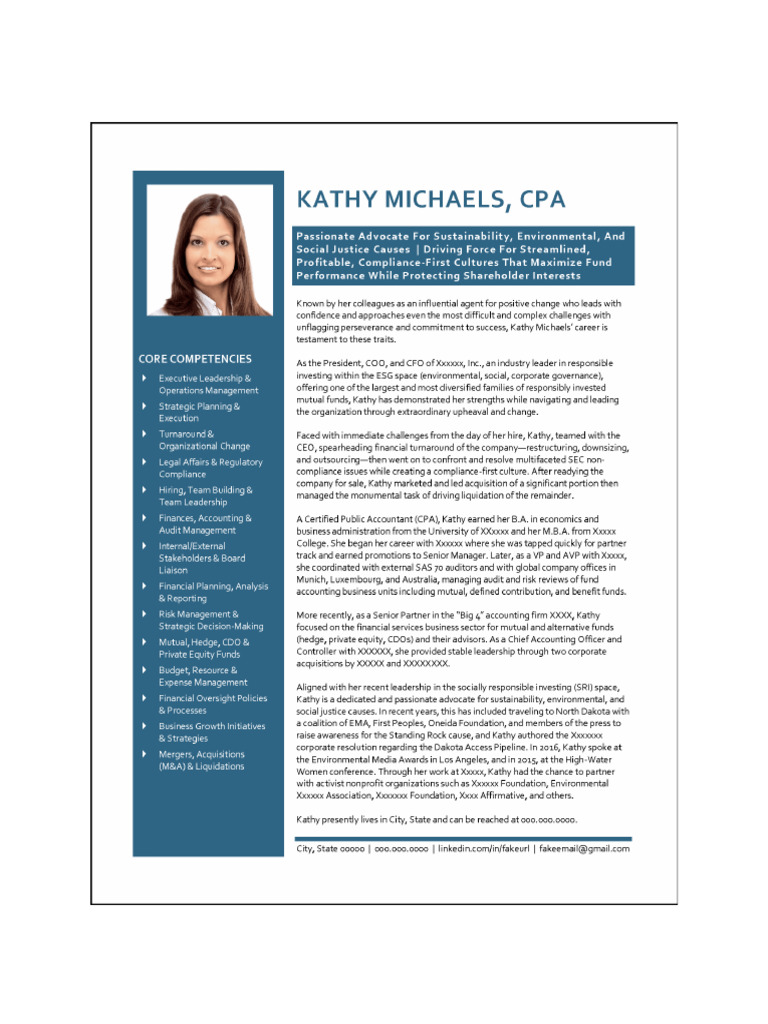 Profile Template Sample | PDF