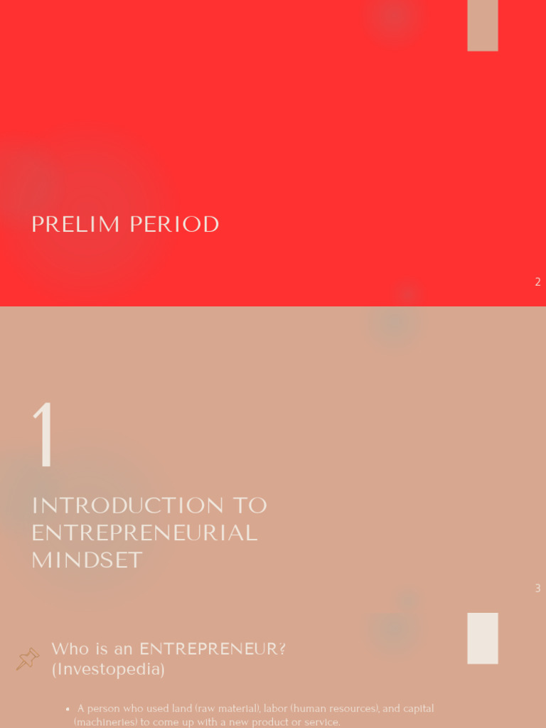 Developing an Entrepreneurial Mindset | PDF | Entrepreneurship | Mindset