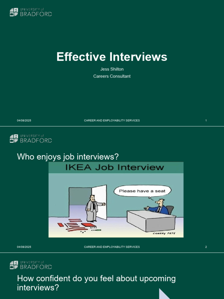 Physio Interviews Lecture 2025 | PDF | Job Interview | Behavioural Sciences