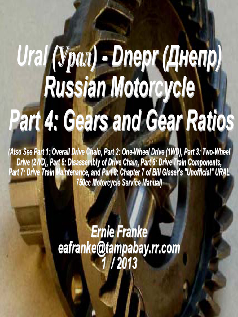 Part 4 Gears and Gear Ratios | PDF | Gear | Manual Transmission