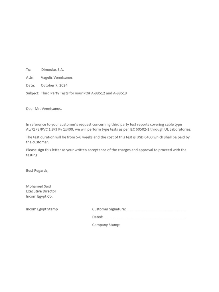 UL Testing 1x400 Typing | PDF