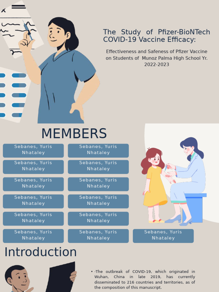 The Study of Pfizer-BioNTech COVID-19 Vaccine Efficacy | PDF | Vaccines ...