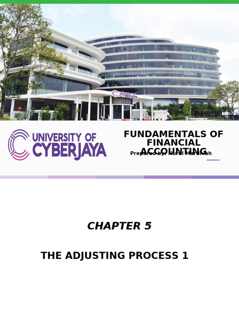 L07 - The Adjusting Process 1 | PDF | Debits And Credits | Deferral