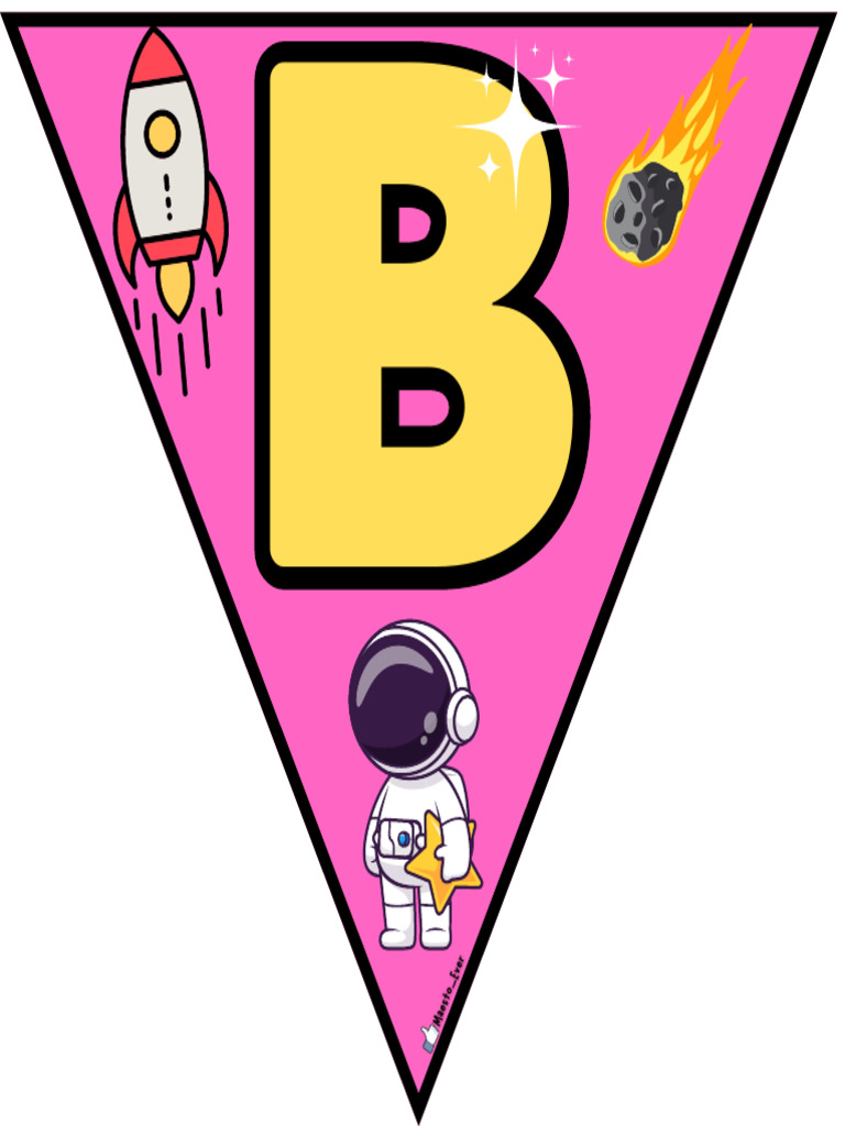 Banderines Bienvenida Espacial - Maesto - Ever | PDF
