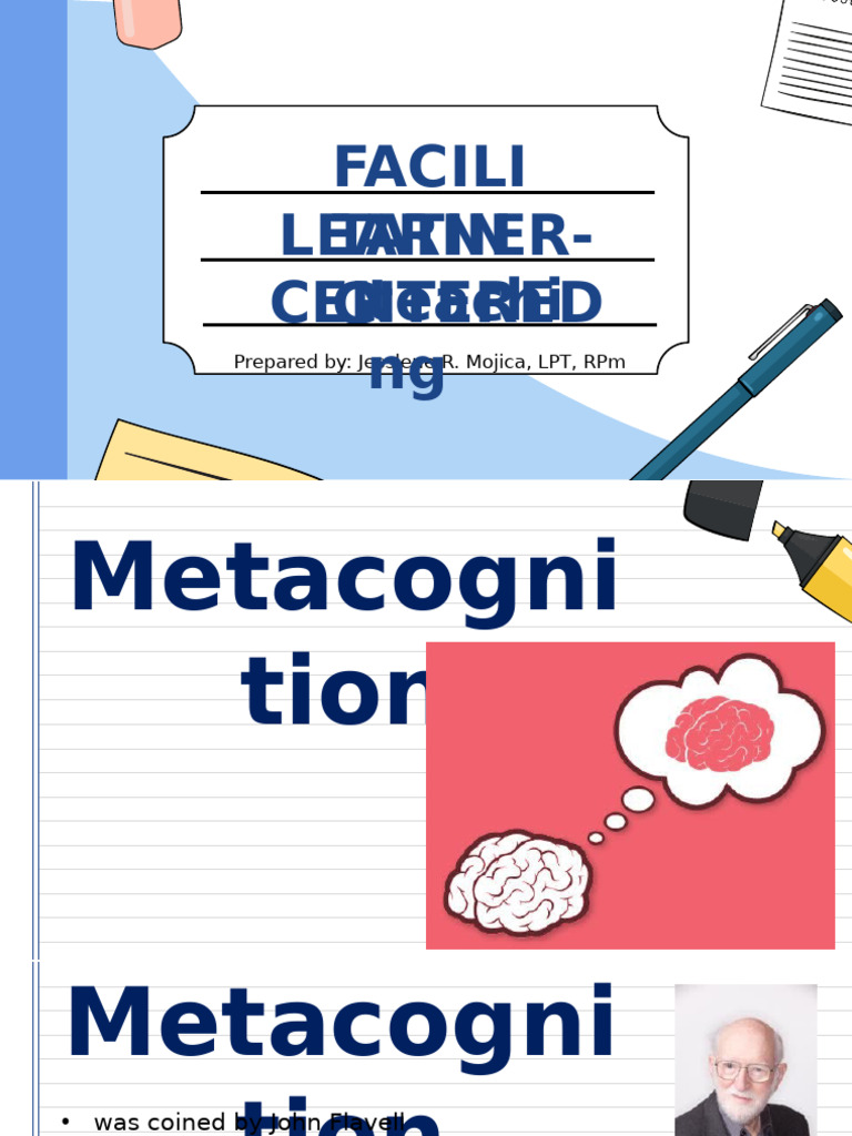 2.a-Cognitive and Metacognitive Factors | PDF | Metacognition | Learning