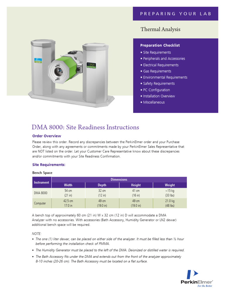 DMA 8000 Site Readiness Guide | PDF | Alternating Current | Ventilation ...