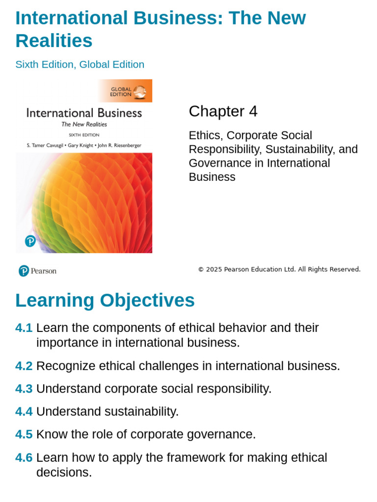 Cavusgil 6e Accessible Fullppt 04 | PDF | Political Corruption | Bribery