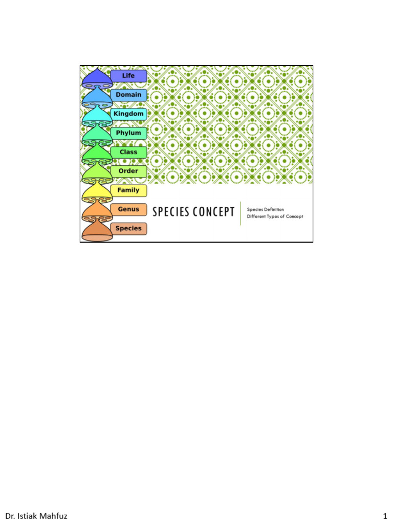 Species Concept Overview and Challenges | PDF | Species | Biological ...
