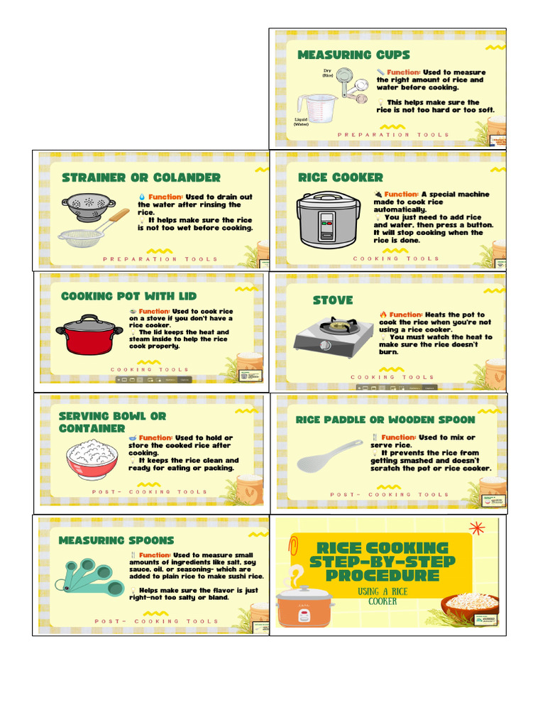 Rice Cooking | PDF