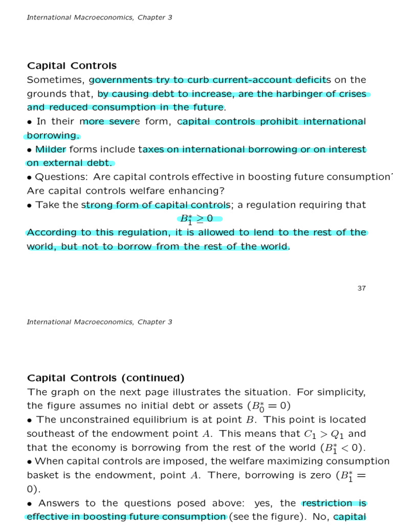 Impact of Capital Controls on Consumption | PDF | Capital Control ...