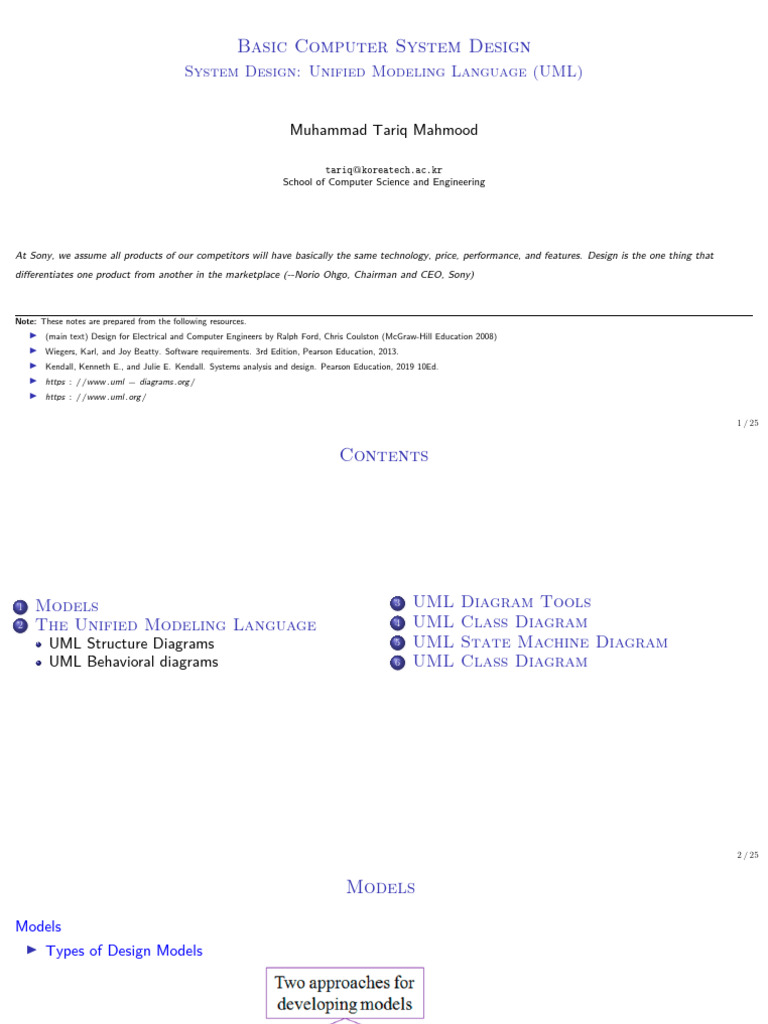 Week11 System Design III | PDF | Unified Modeling Language | System
