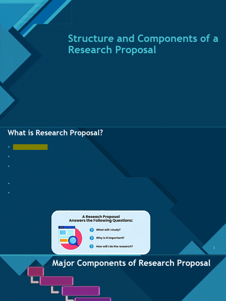 Research Proposal - Structure & Components | PDF | Methodology | Quantitative Research