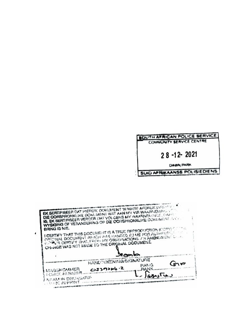 2812b Certified Date Stampe Police | PDF
