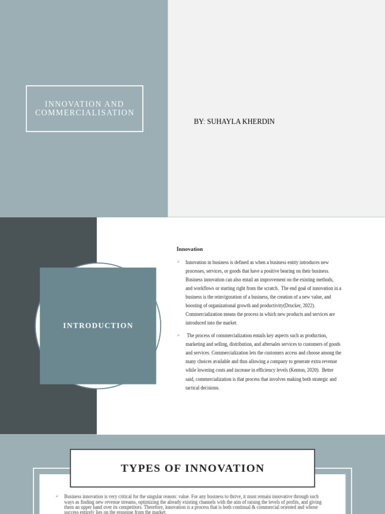 Types of Business Innovation Explained | PDF | Innovation | Disruptive ...