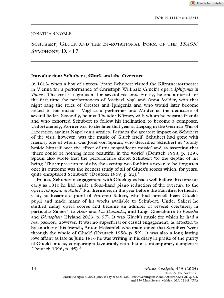 Music Analysis - 2025 - NOBLE - Schubert Gluck and The Bi Rotational ...
