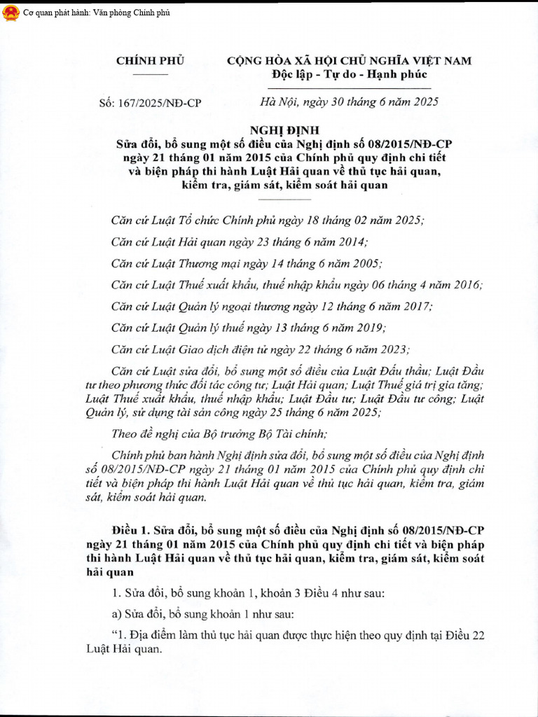 167 2025 ND-CP 30062025-Signed | PDF