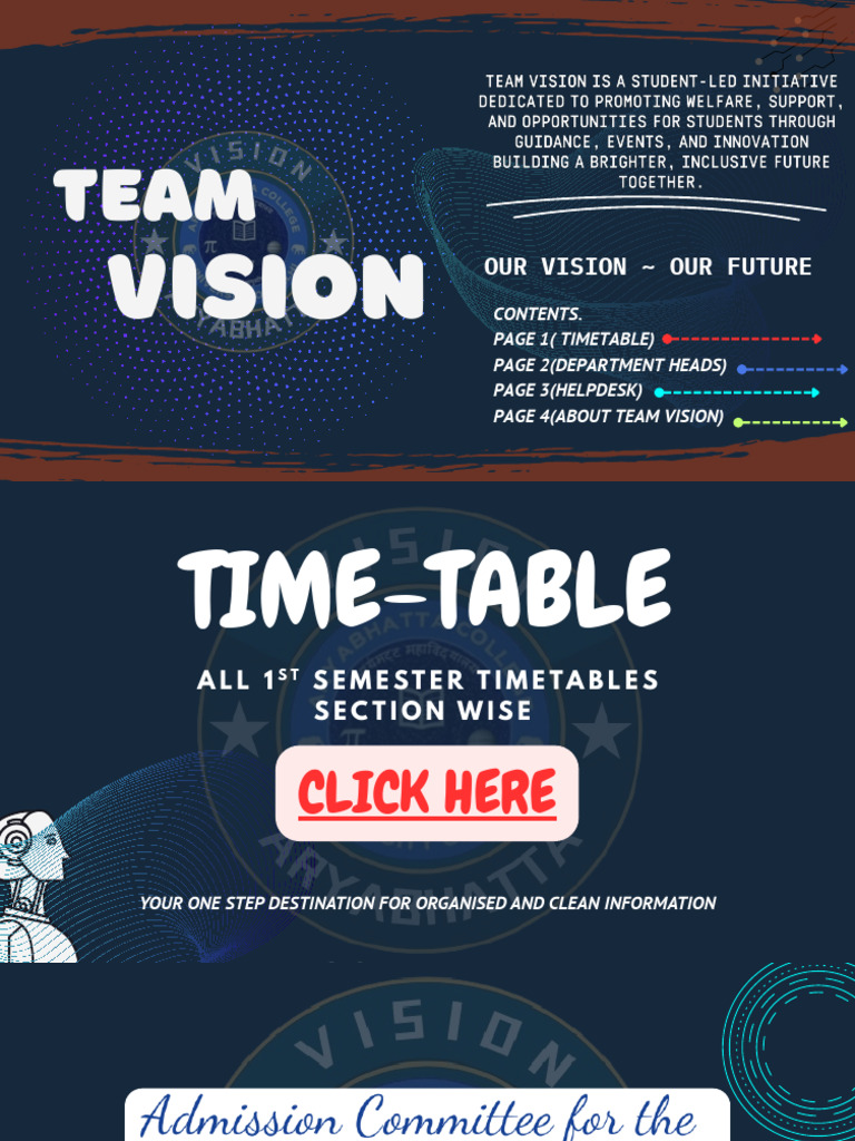 Info Bull Team Vision | PDF