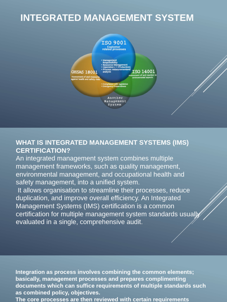 Integrated Management System Overview | PDF