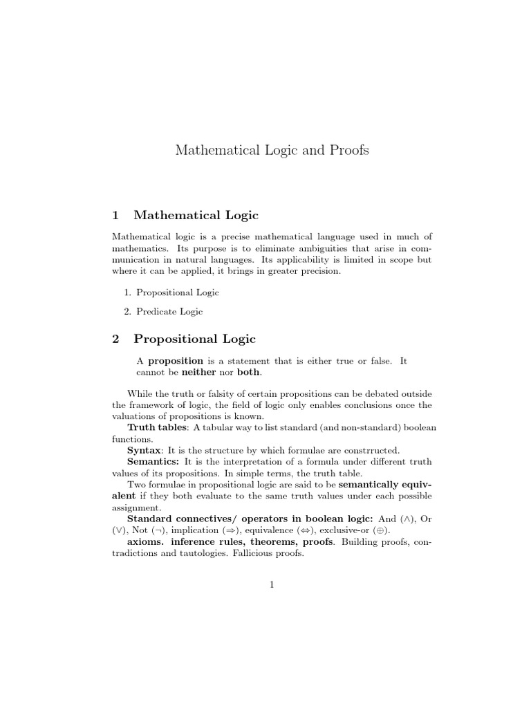 Exclusive-Or in Mathematical Logic | PDF | Logic | Boolean Algebra